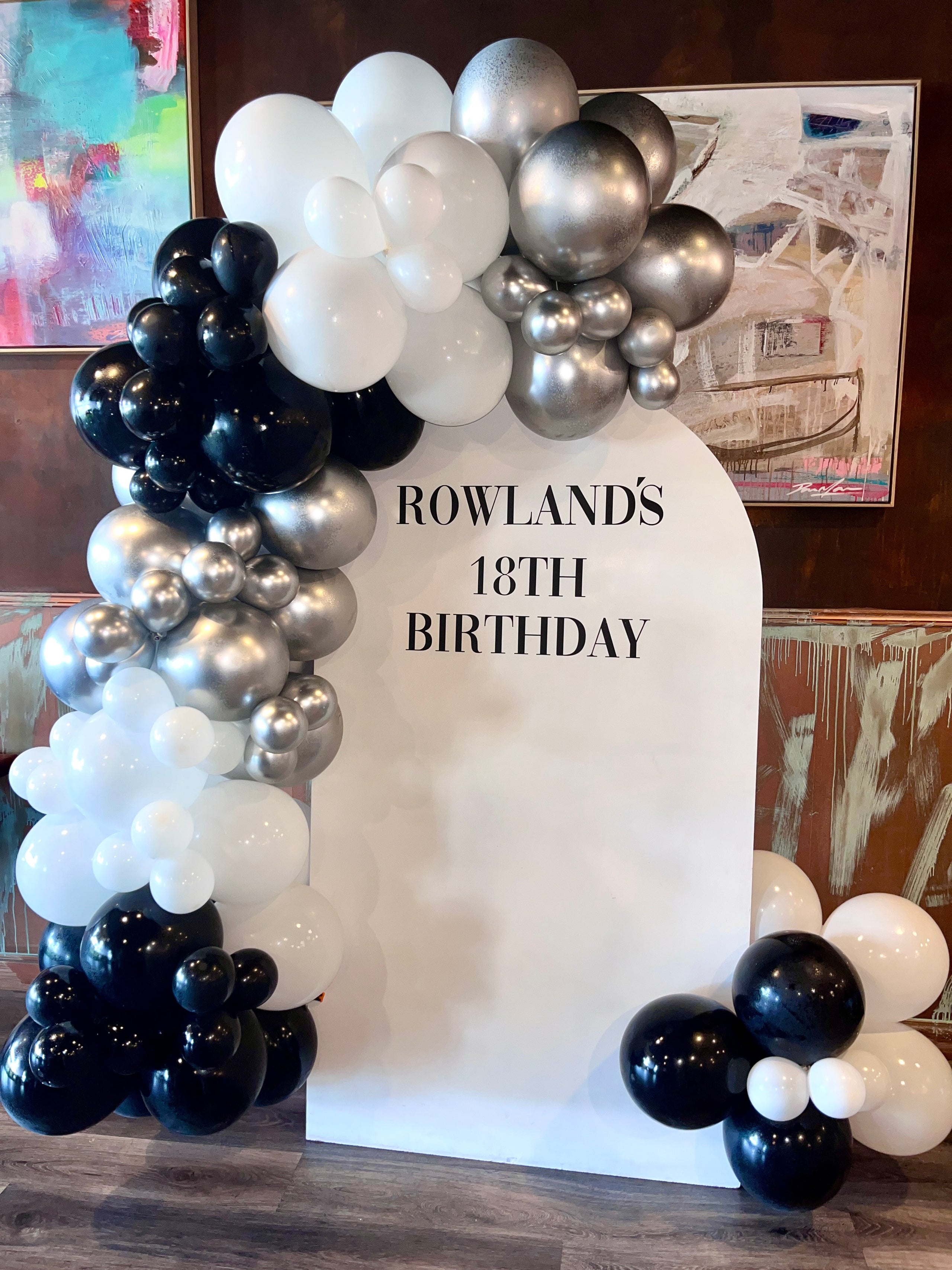 Balloon Garland & Arch Backdrop Package | Jazzed Up Events
